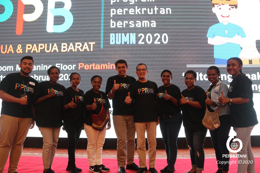 Perhutani Inaugurasi PPB BUMN 2020: Perhutani Rekrut 13 Karyawan Putra Putri Papua