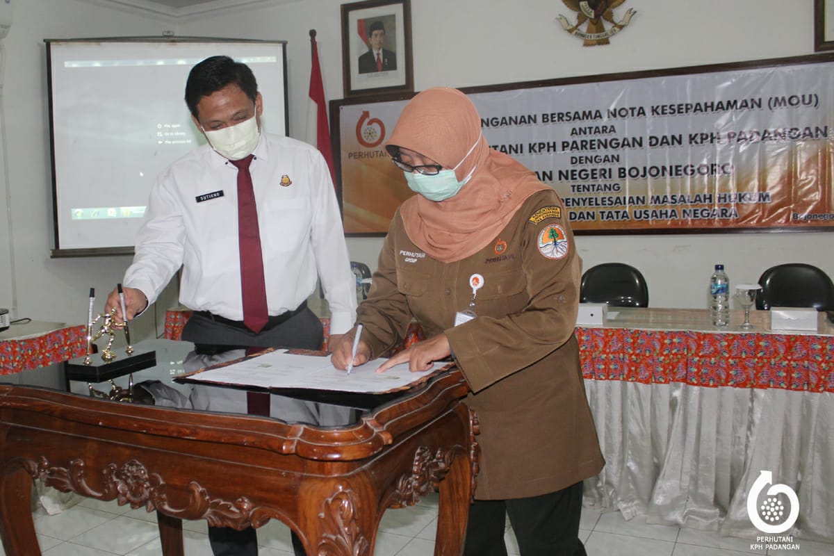 Perhutani Perhutani Teken Kerjasama Bidang Hukum Dengan Kejaksaan Negeri Bojonegoro