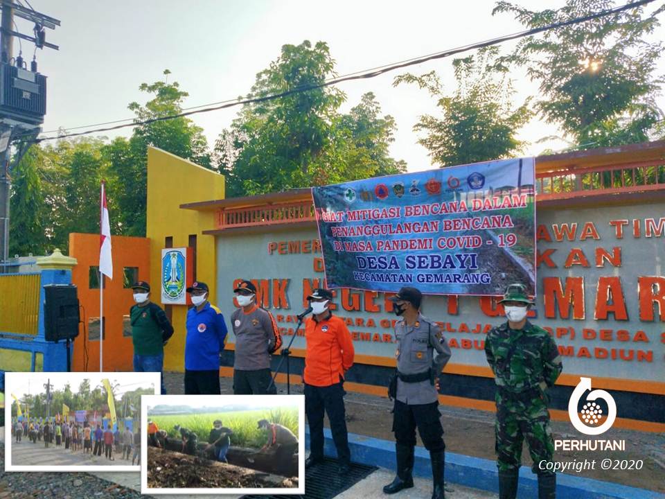 Perhutani Perhutani Bersama Forkopimcam Gemarang Lakukan Mitigasi