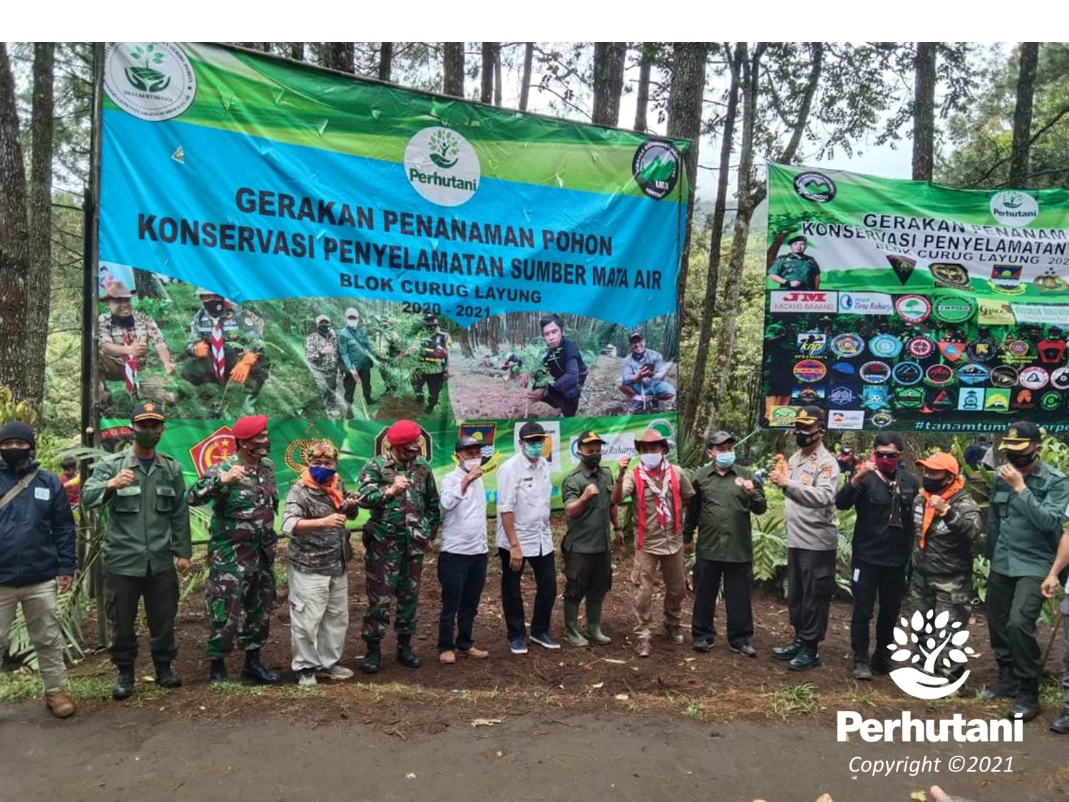 Perhutani Selamatkan Mata Air, Perhutani Bersama LMDH Kertawangi Lakukan Penanaman Pohon Di ...