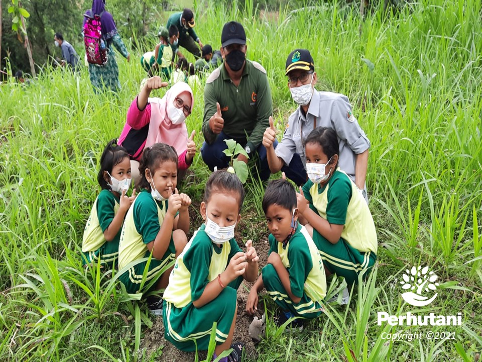 Perhutani Perhutani Dan Stakeholder Lakukan Penanaman Bersama Di Sragen