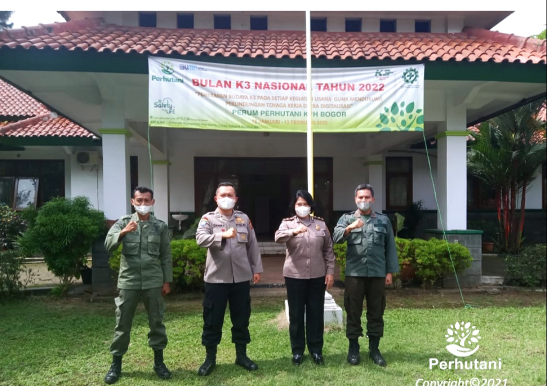 Perhutani PERHUTANI KPH BOGOR MENERIMA KUNJUNGAN DARI JAJARAN BINMAS POLDA JABAR