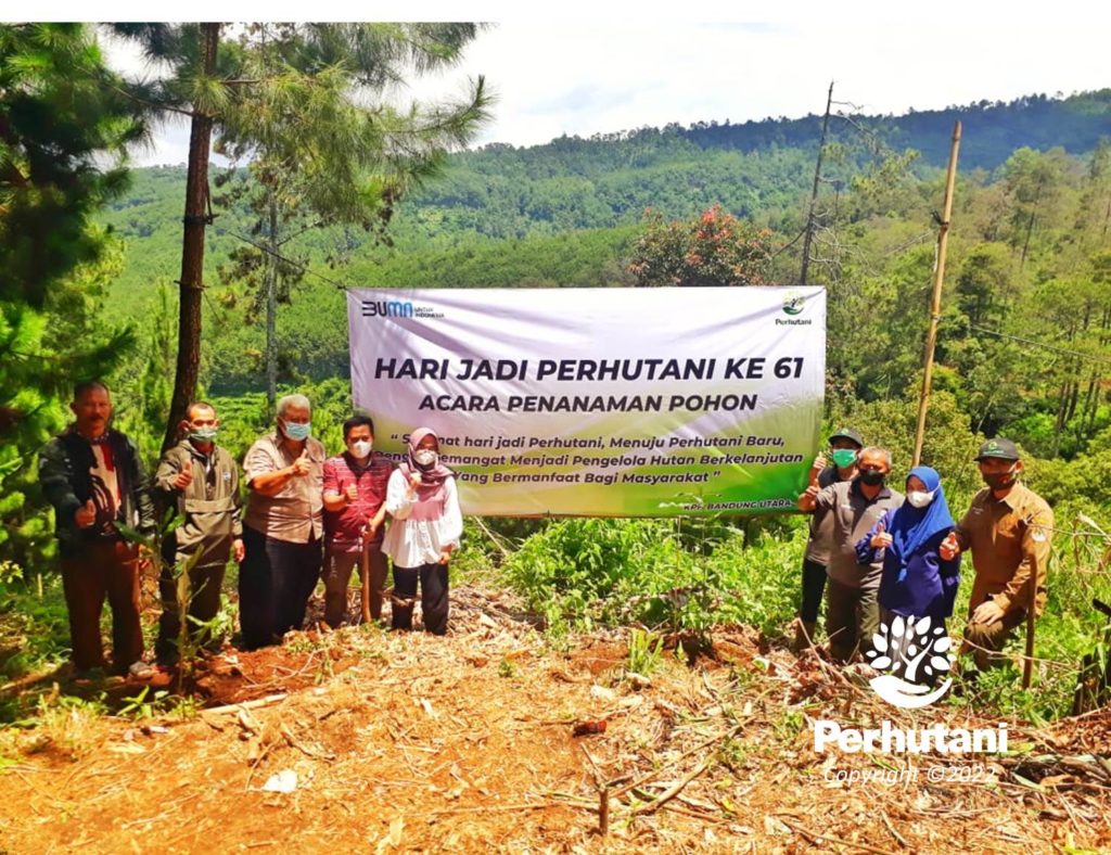 Perhutani Peringati Hari Jadi Ke-61, Perhutani KPH Bandung Utara Gelar Aksi Menanam Pohon Di ...
