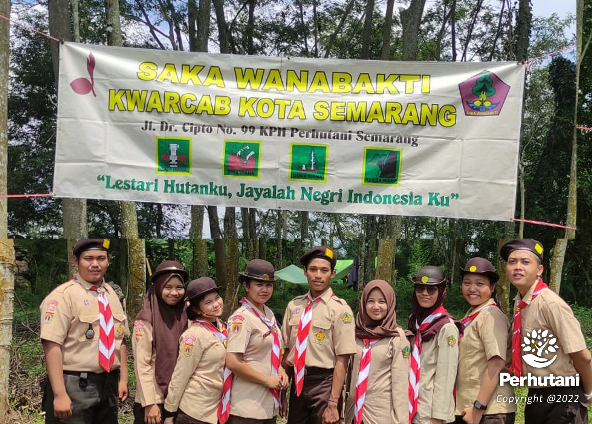 Perhutani Saka Wanabakti Binaan Perhutani Adakan Penanaman dan Camping Fun di Penggaron