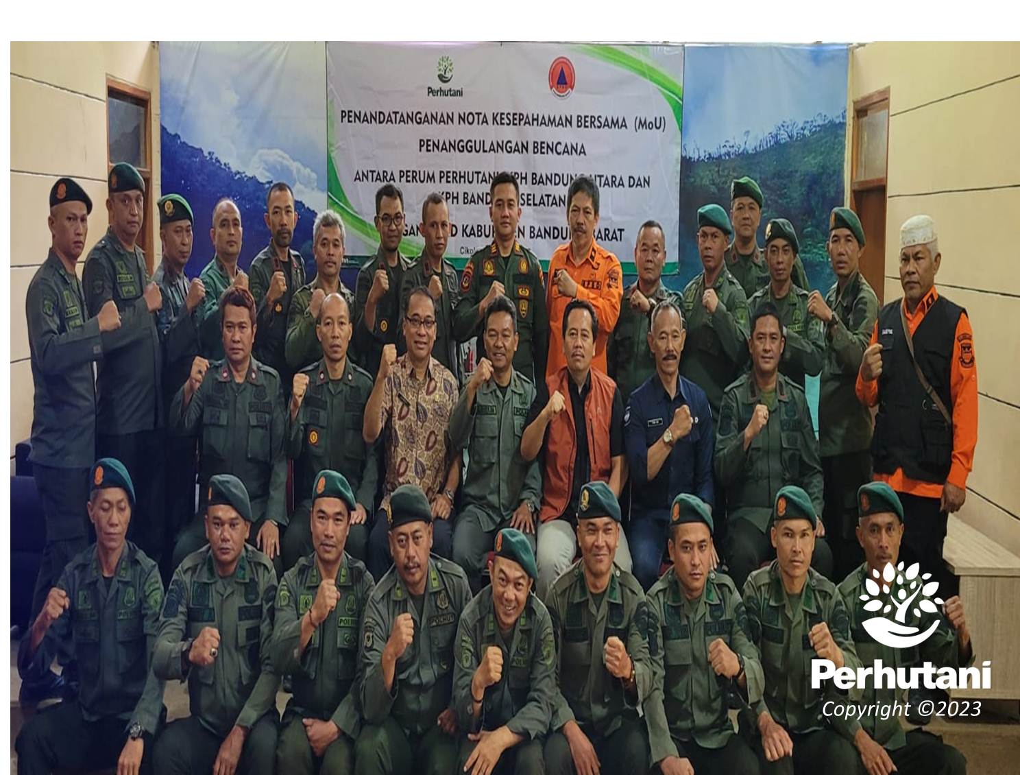 Perhutani Perhutani KPH Bandung Utara Bersama BPBD KBB Tandatangani MoU Penanggulangan Bencana ...