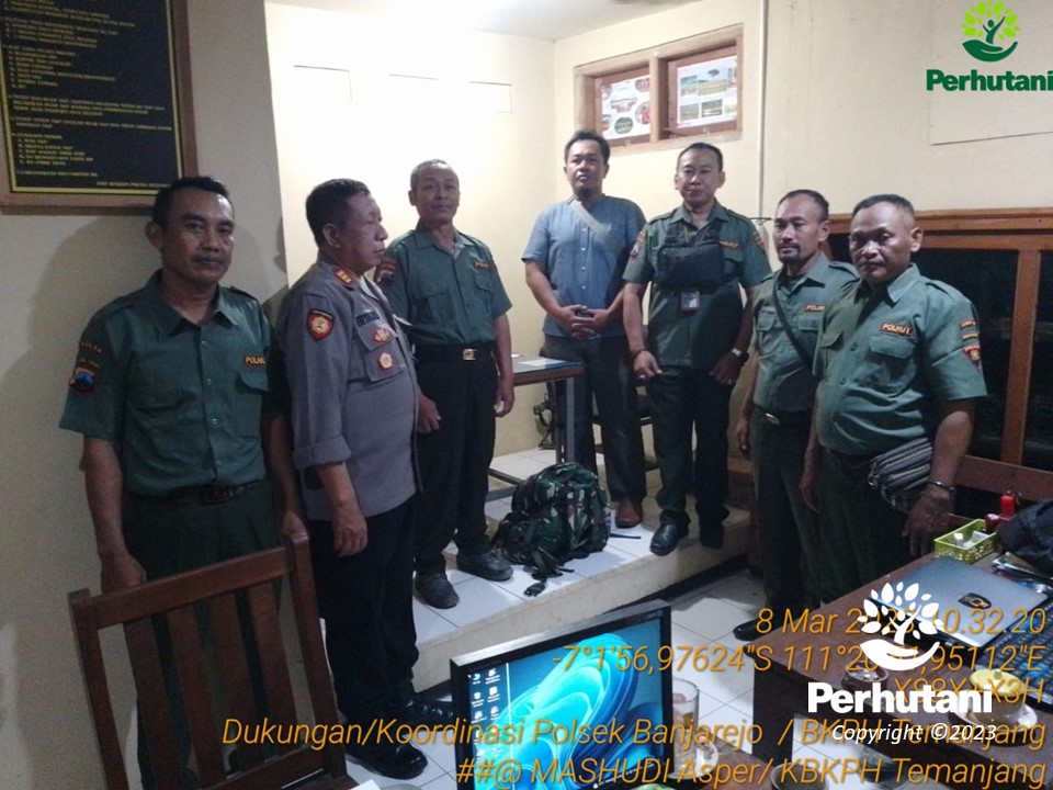Perhutani Antisipasi Gukamhut Perhutani Koordinasi Bersama Polsek