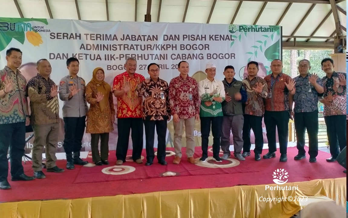 Perhutani Jajaran Pemerintah Kabupaten Bogor dan LMDH Hadiri Sertijab Administratur KPH Bogor