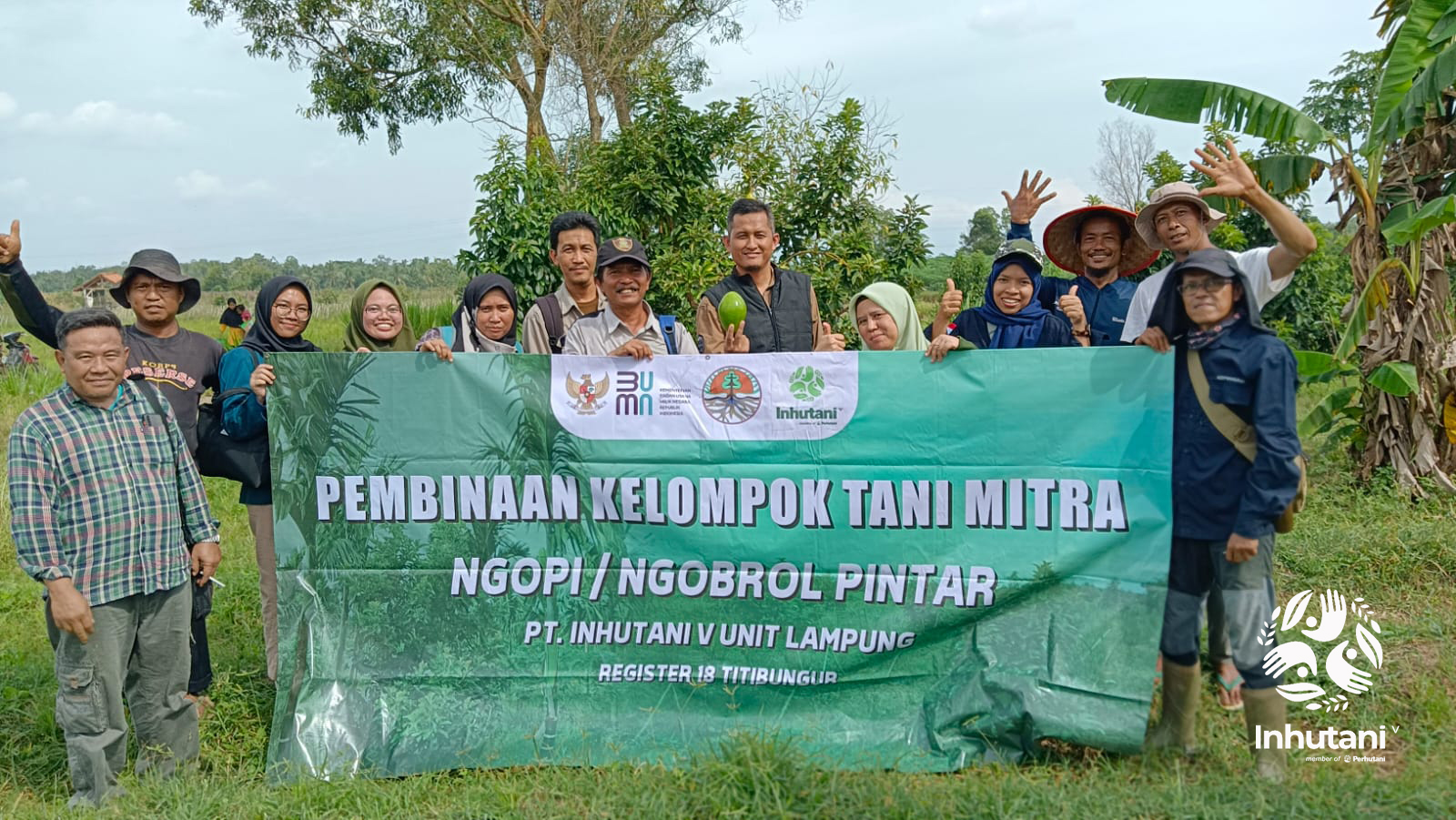 Perhutani Inhutani V Panen Perdana Alpukat Bersama Kelompok Tani Hutan di Lampung