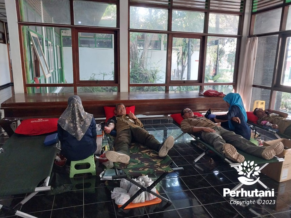 Perhutani Perhutani Kerja Sama Dengan PMI Blora, Gelar Donor Darah