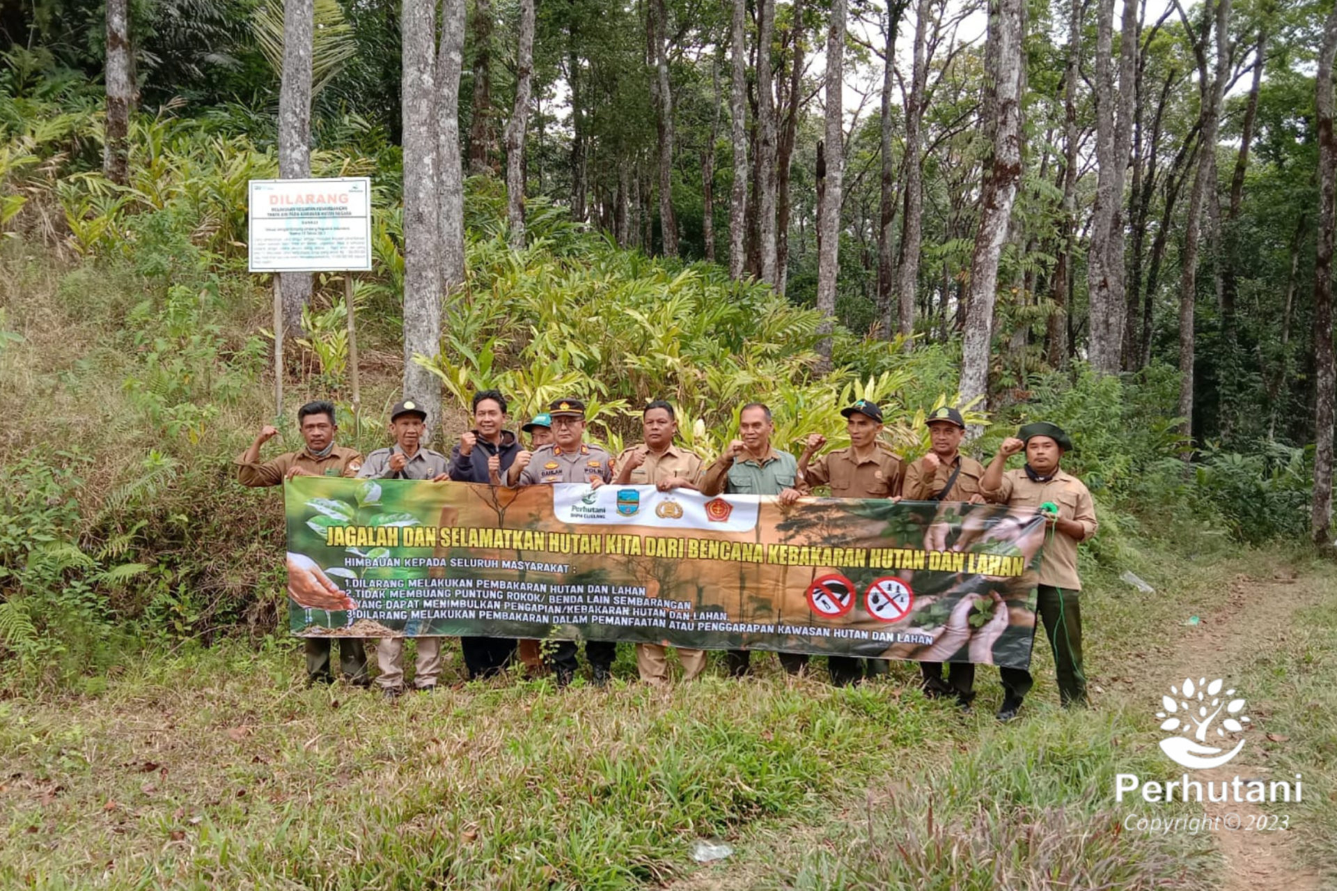 Perhutani Perhutani Bersama Stakeholder Gelar Sosialisasi Pengendalian