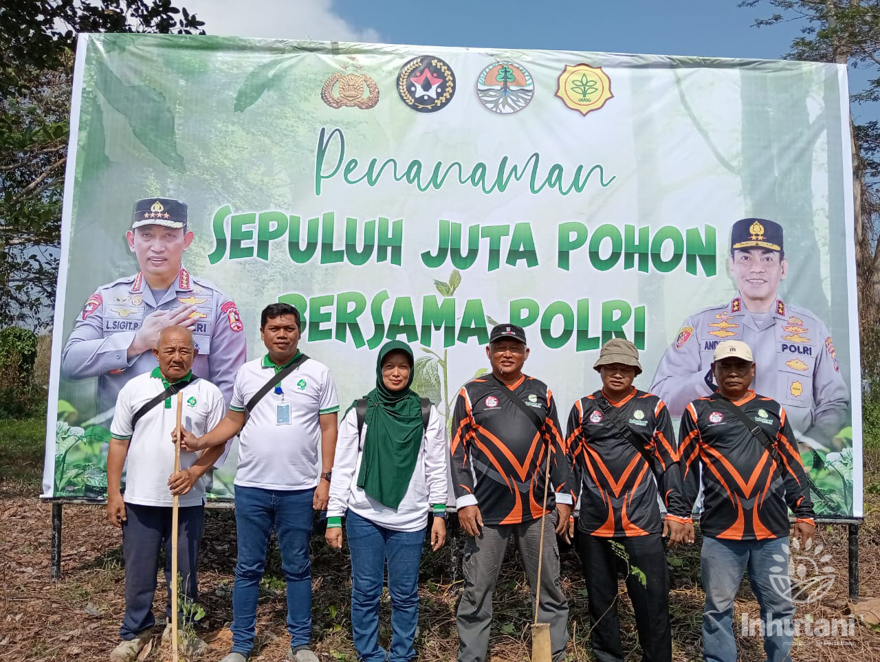 Perhutani Inhutani 1 Berpartisipasi Dalam Gerakan Nasional Penanaman 10 Juta Pohon di Kotabaru