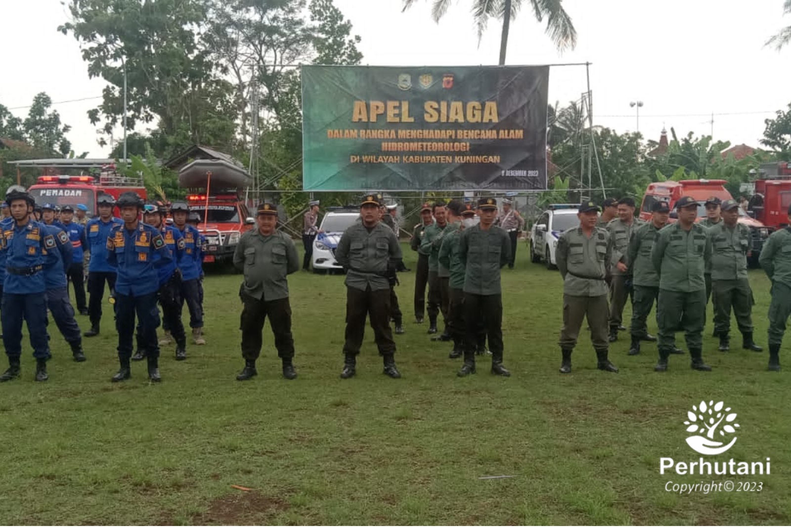 Perhutani Antispasi Bencana Alam Perhutani Hadiri Bersama Pemkab Kuningan Gelar Apel Siaga ...