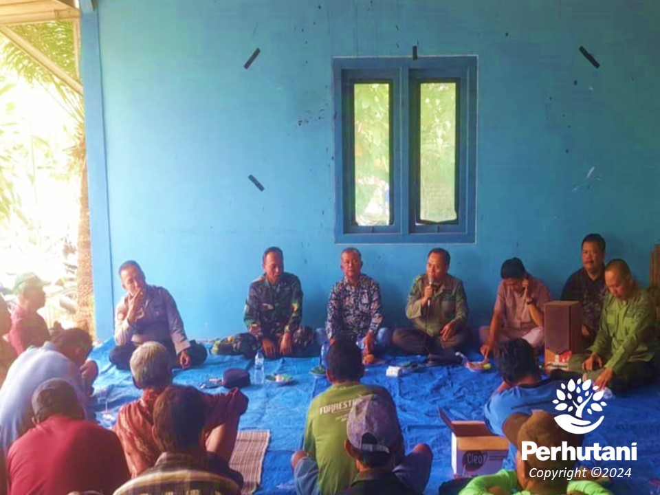 Perhutani Perhutani Sosialisasikan Antisipasi Kebakaran Hutan dan Lahan di Cepu