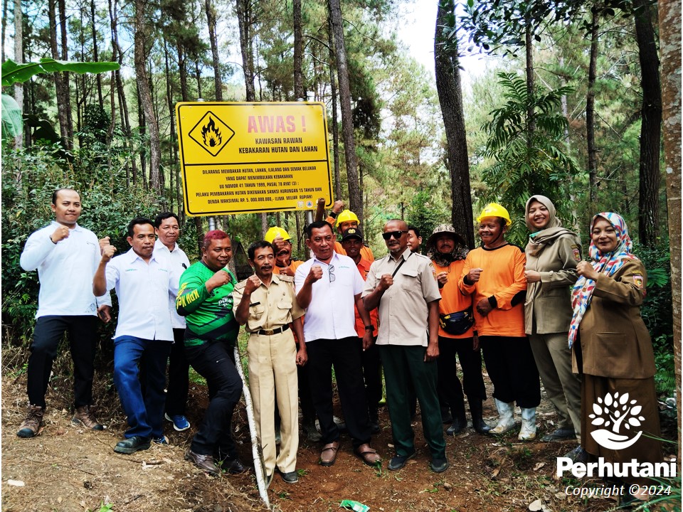Perhutani Perhutani Bersama BPBD Wonosobo Minimalisir Potensi Bencana Karhutla