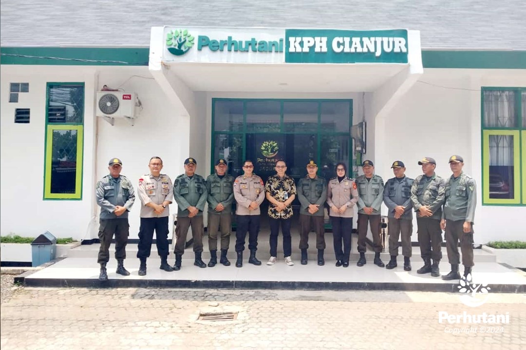 Perhutani Perhutani Cianjur Menerima Kunjungan Jajaran Binmas Polda Jabar