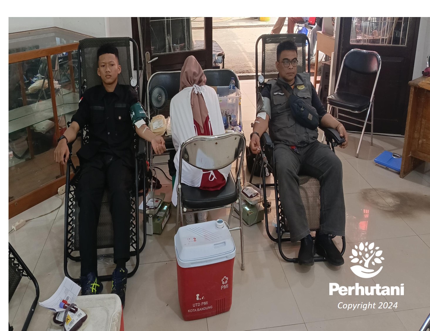 Perhutani Perhutani Bersama Saka Wanabakti Gelar Donor Darah di Bandung