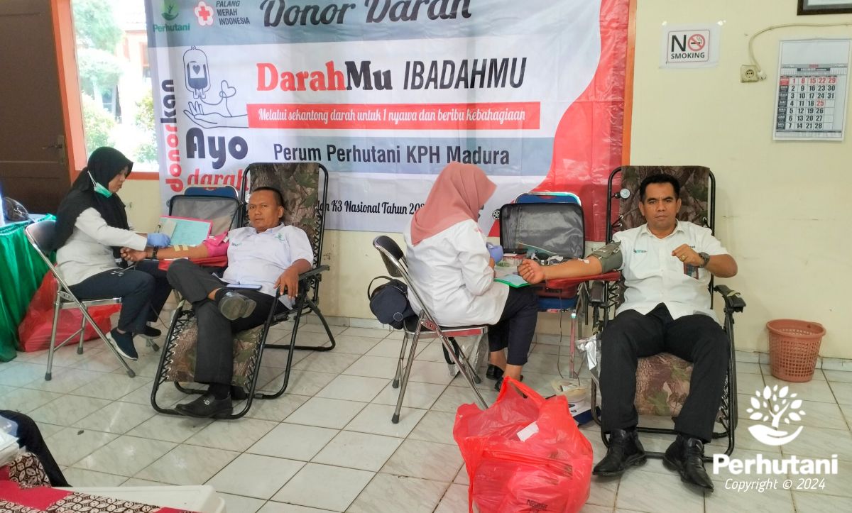 Perhutani Wujudkan Kepedulian pada Sesama, Perhutani Gandeng PMI Gelar Aksi Donor Darah di ...