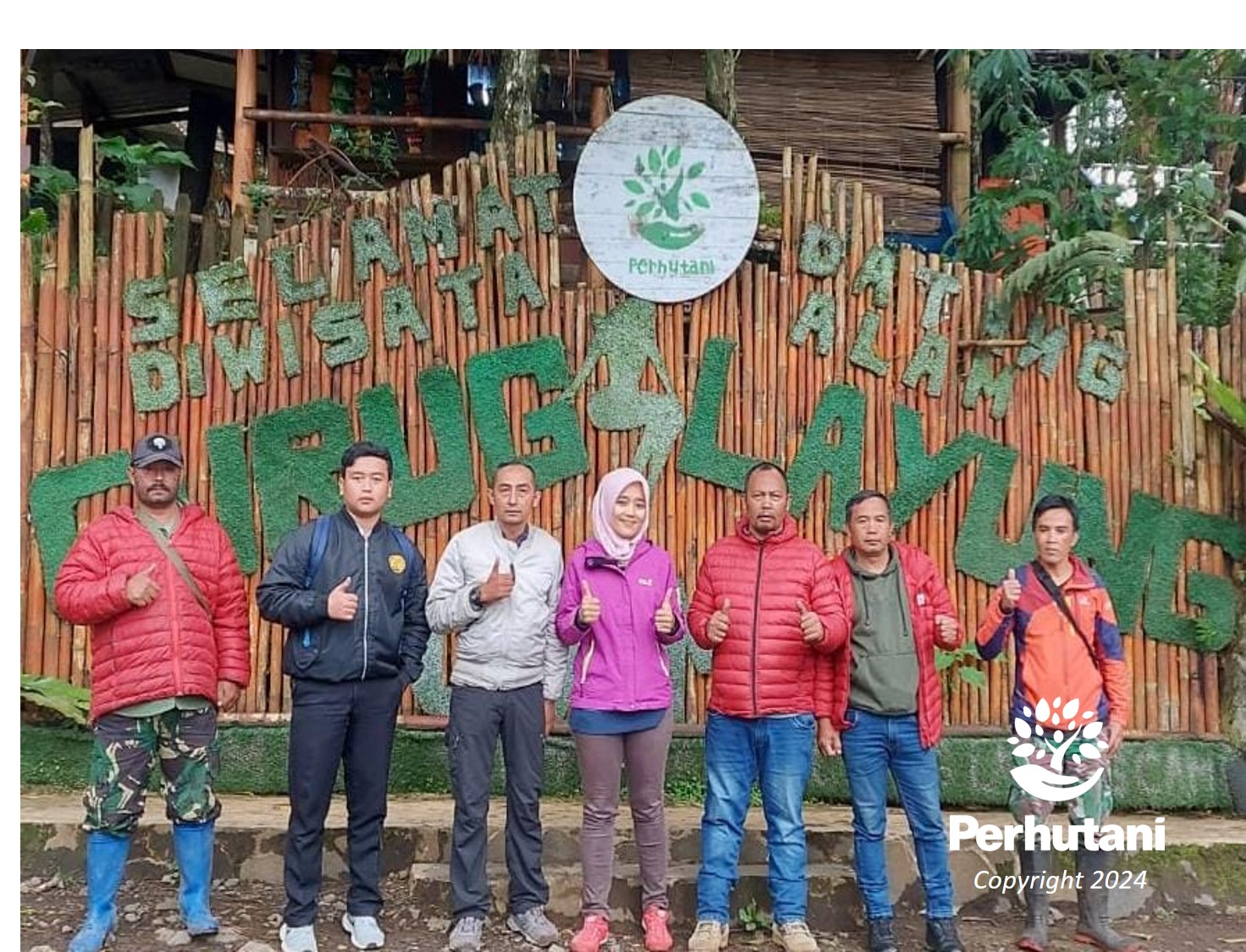 Perhutani Sambut Nataru, Perhutani dan LMDH Lakukan Pembenahan Wisata ...