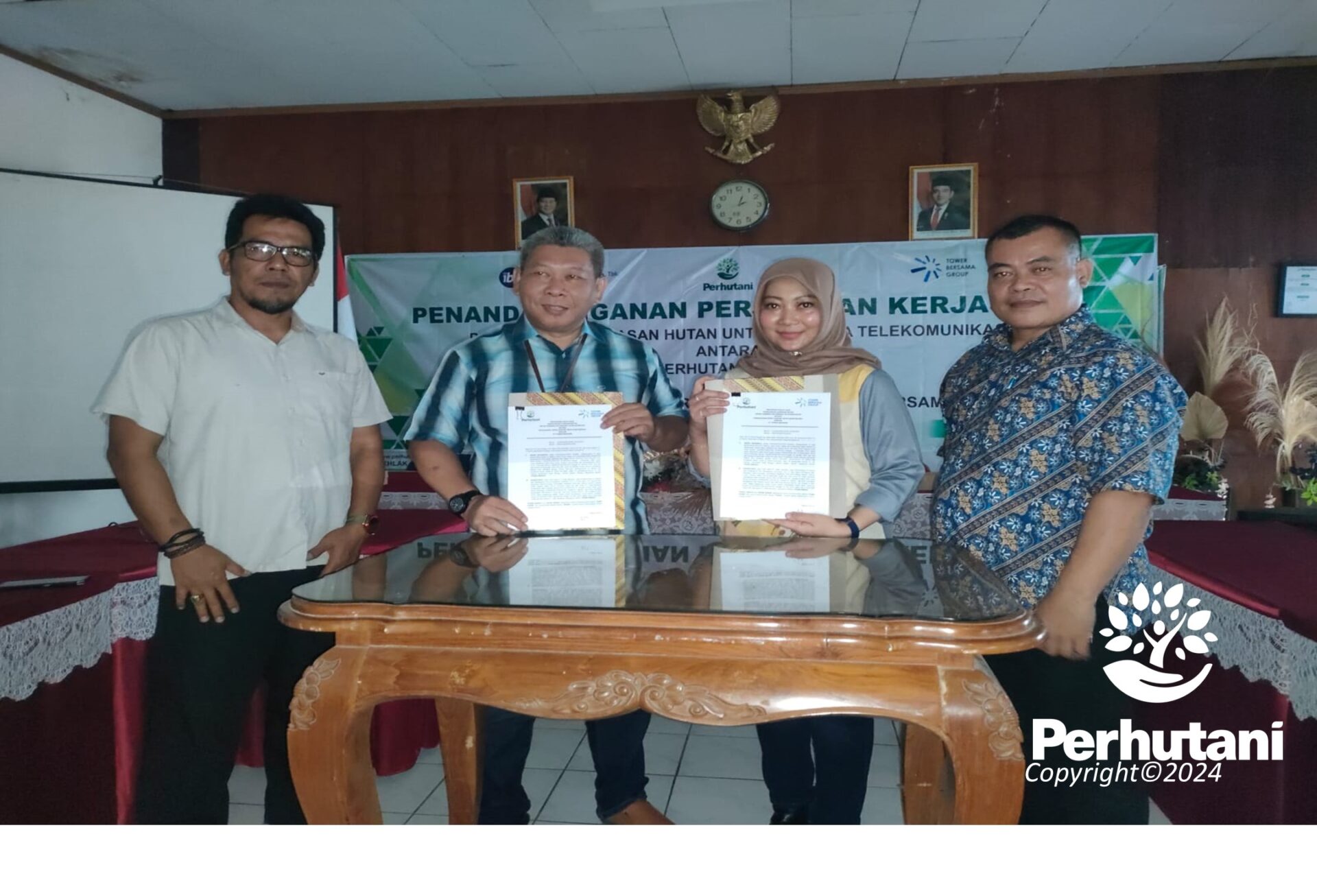 Perhutani Perhutani KPH Saradan Tandatangani Kerjasama Penggunaan ...