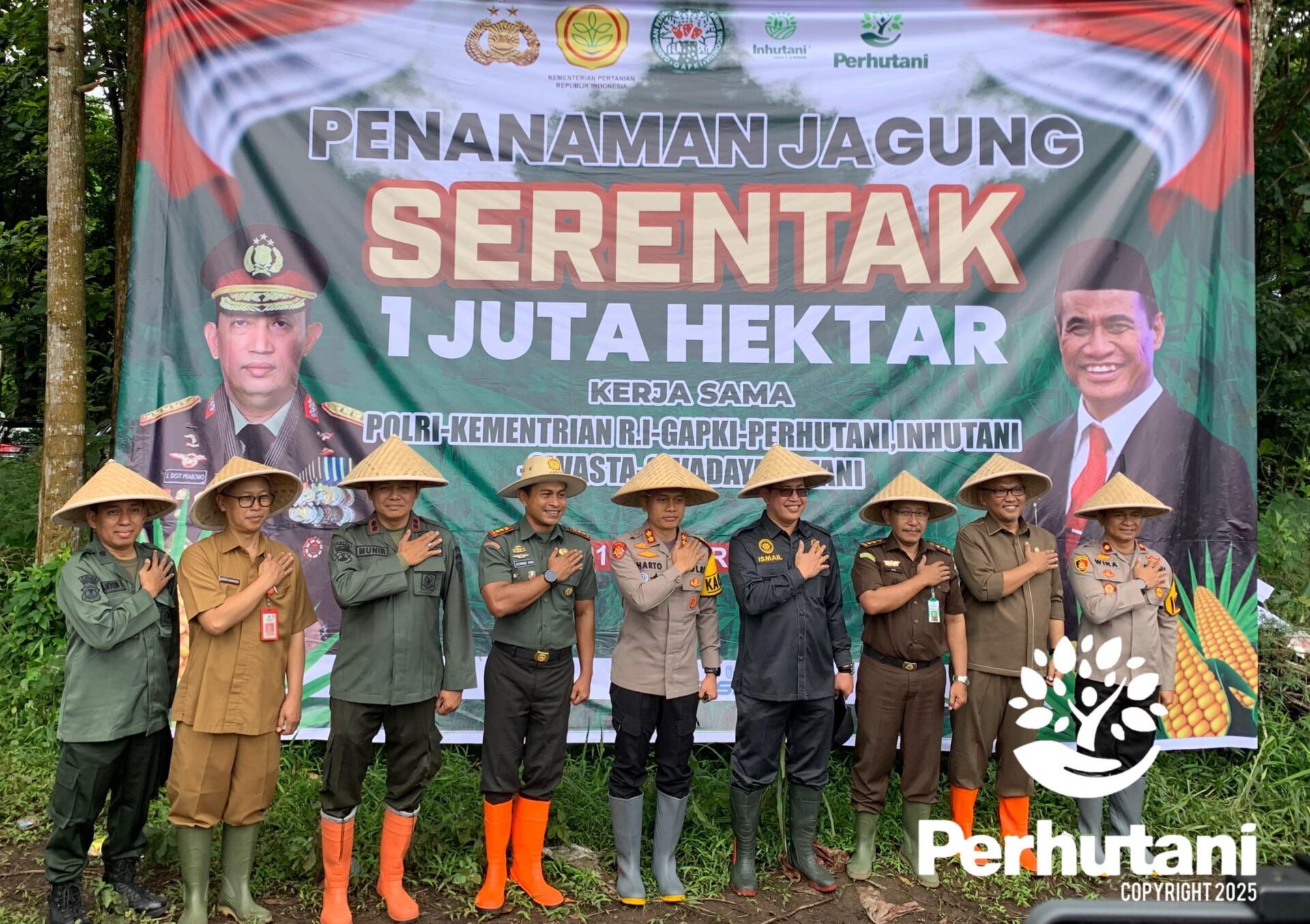 Perhutani Perhutani Bondowoso Dukung Program Ketahanan Pangan melalui Penanaman Jagung