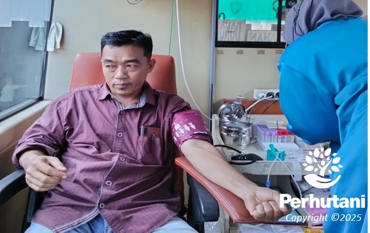 Perhutani Peringati Bulan K3, Perhutani Gelar Donor Darah di Kebumen