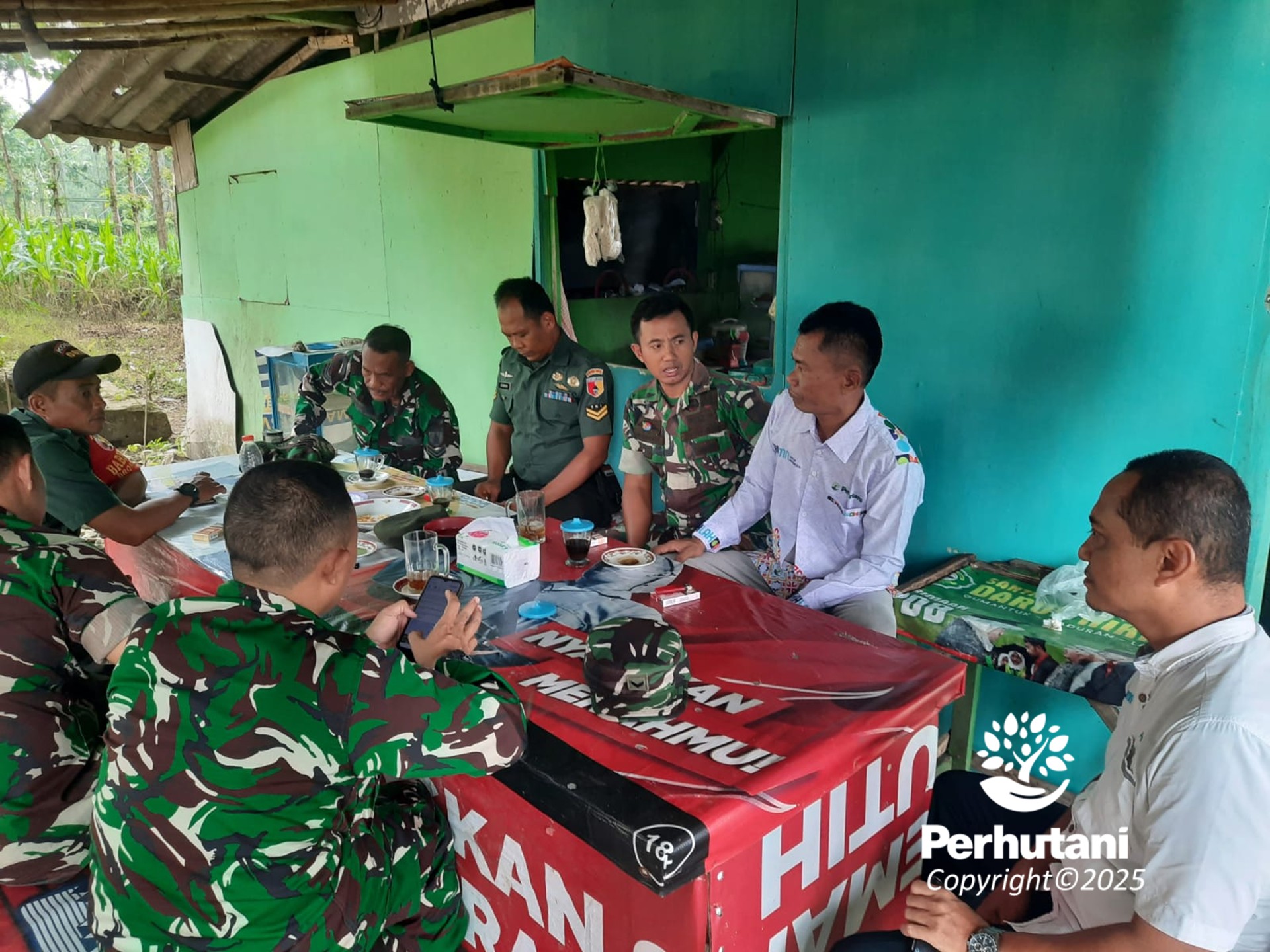 Perhutani Perhutani Mojokerto dan Koramil Bluluk Perkuat Sinergi Dukung Program Ketahanan Pangan