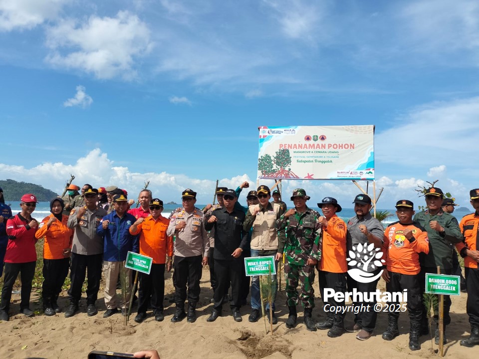 Perhutani Perhutani Kediri Hadiri Apel Siaga Bencana dan Festival Gempi 2025 di Trenggalek