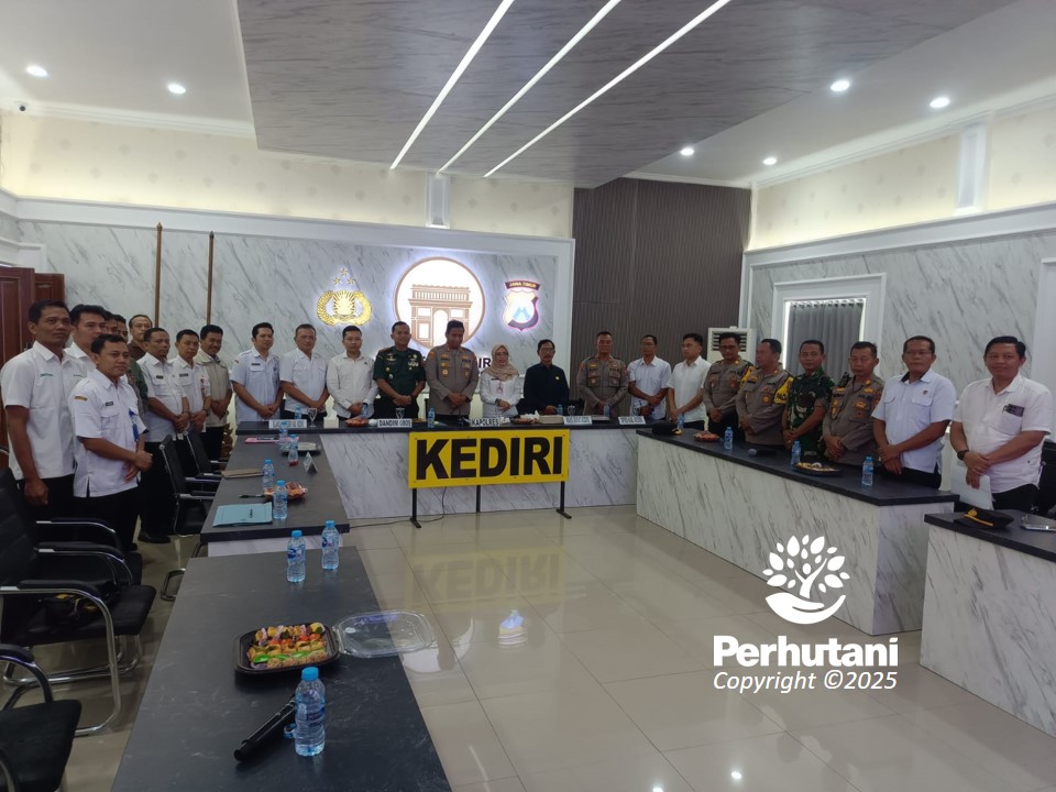 Perhutani Pemkab Kediri, Polri, Dan Perhutani Jalin Sinergi Pengelolaan Hutan Berkelanjutan