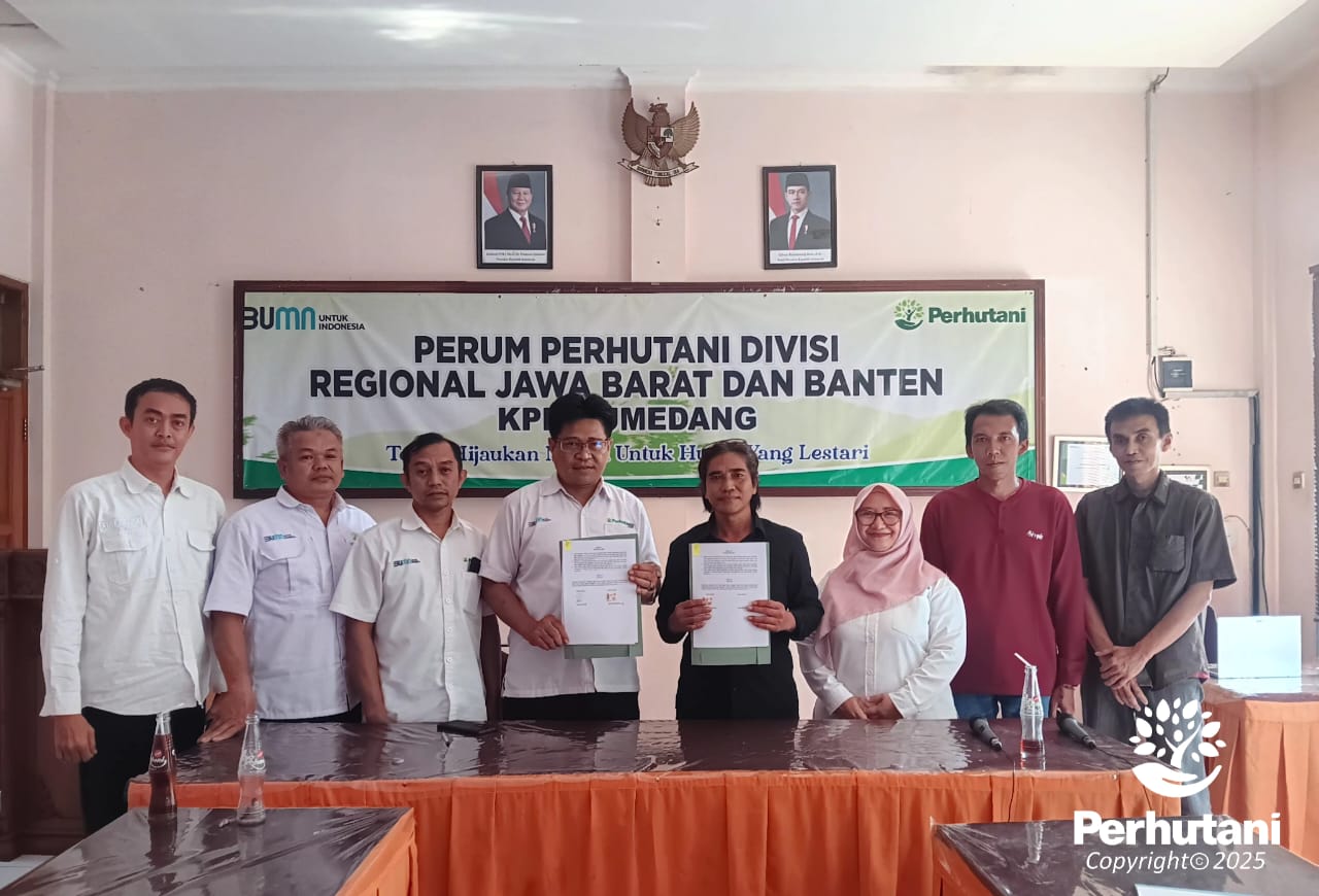 Perhutani Perhutani dan LMDH Teken Kerja Sama Agroforestri Mangga di Sumedang