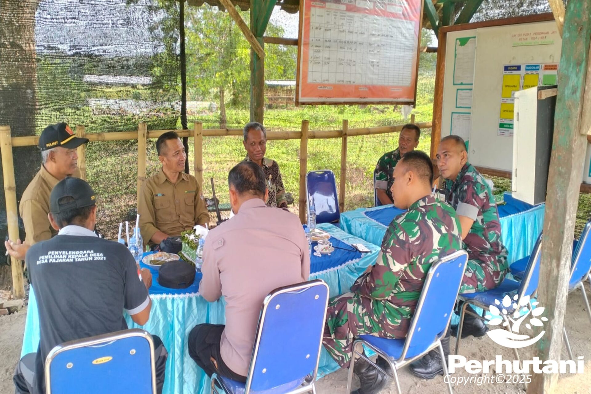 Perhutani Perhutani Saradan dan Kodim 0803 Madiun Jalin Sinergi Dukung Ketahanan Pangan Nasional