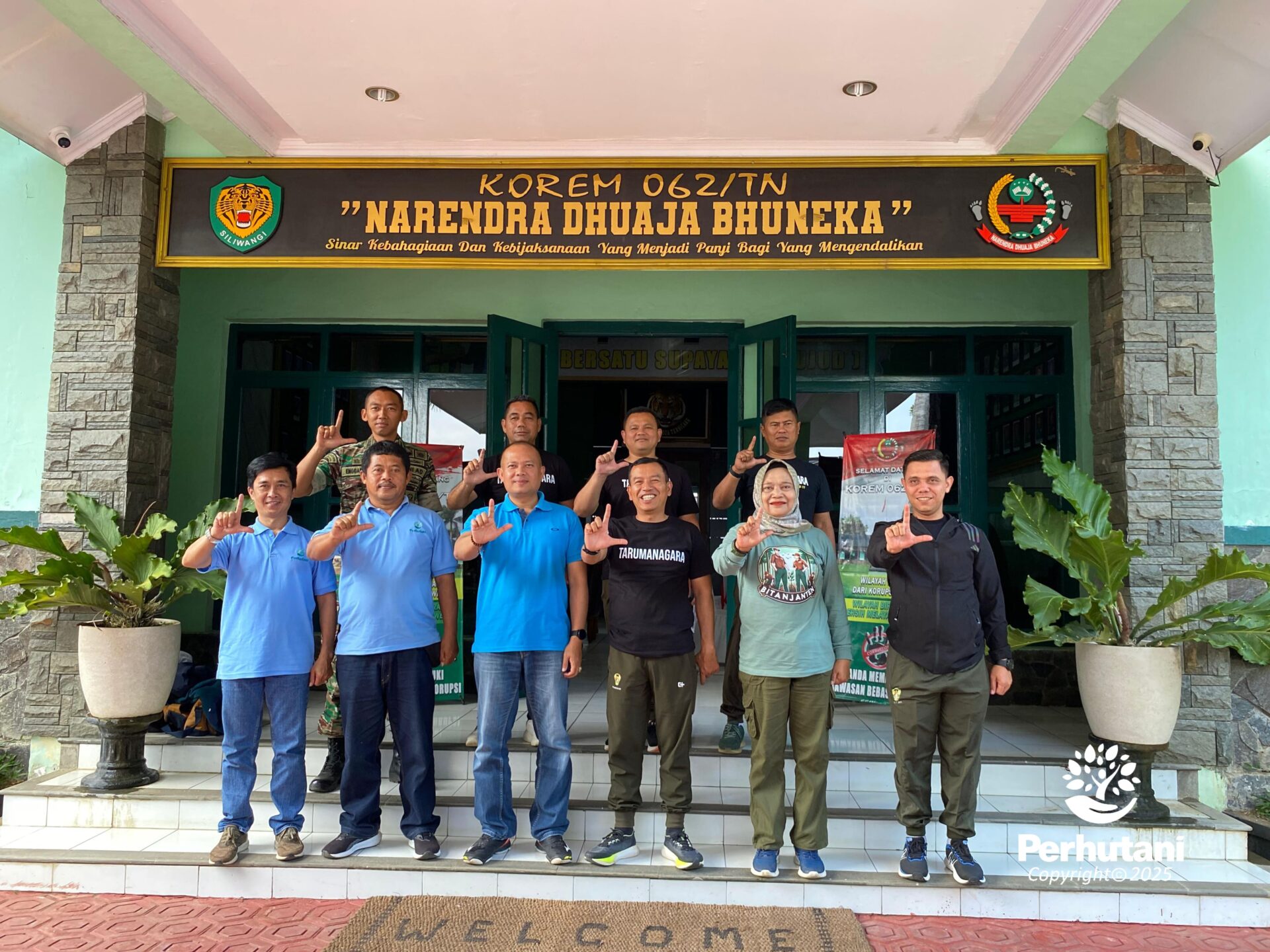 Perhutani ‎Perhutani Bersama Korem 062/TN Lakukan Kordinasi Pengamanan ...