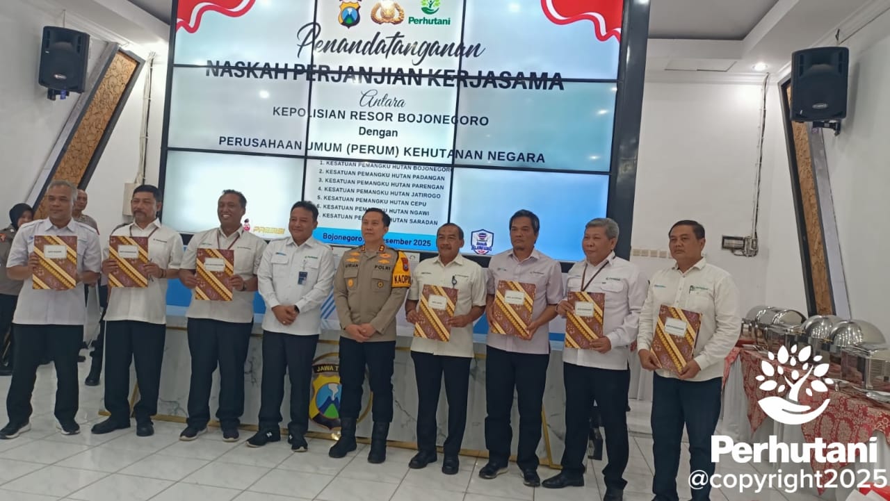 Perhutani Perhutani KPH Parengan Teken PKS Pengamanan Hutan Bersama ...