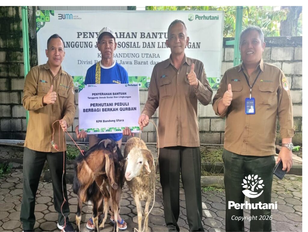 Perhutani Perhutani KPH Bandung Utara Salurkan Hewan Kurban kepada ...